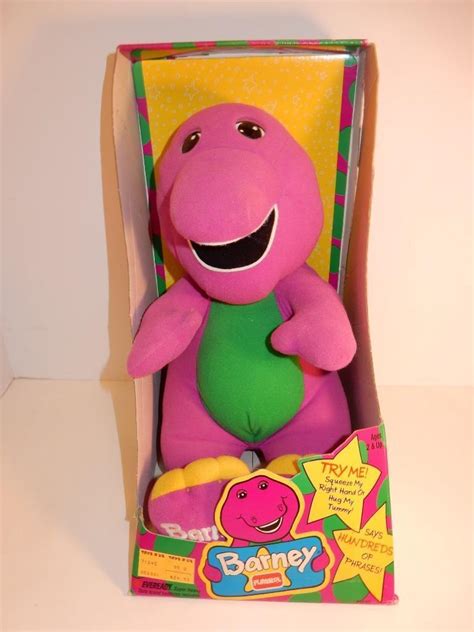 Vintage 1992 Playskool Barney Mib Mint In Box Nos The Purple Dinosaur 1883871082