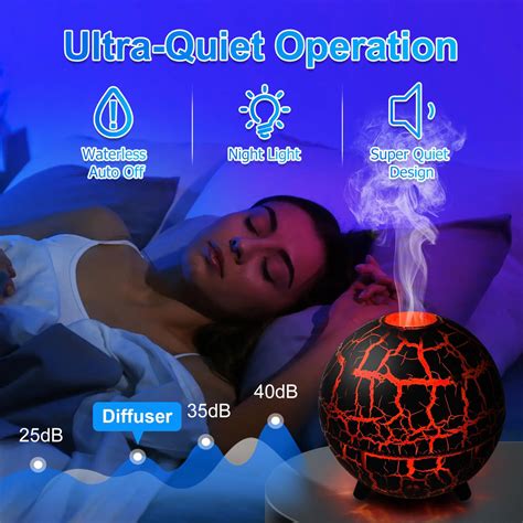 Cechlicht Small Essential Oil Diffuser For Bedroom 200ml 7 Colors