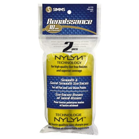 4 In Simms Synthetic Blend Mini Paint Rollers A 172 Rona