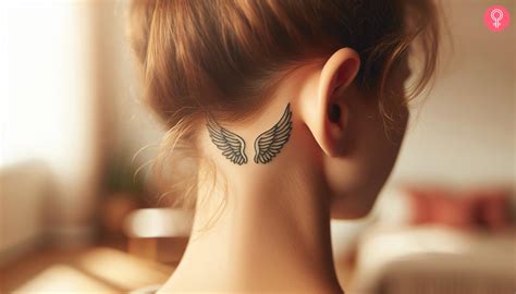 8 Best Wings Neck Tattoo Designs With Meanings