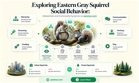 Exploring Eastern Gray Squirrel Social Behavior Interactions And
