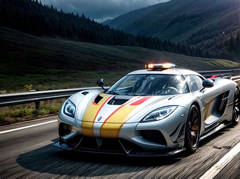 柯尼塞格警车 触站