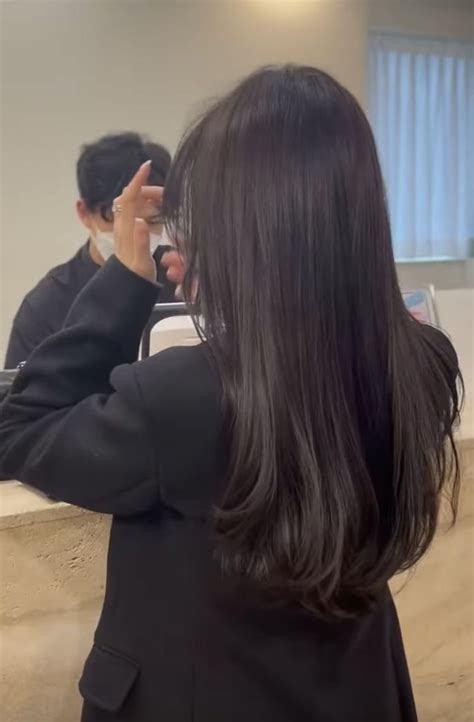 Medium Dark Brown Hair Blue Brown Hair Brown Straight Hair Long Dark