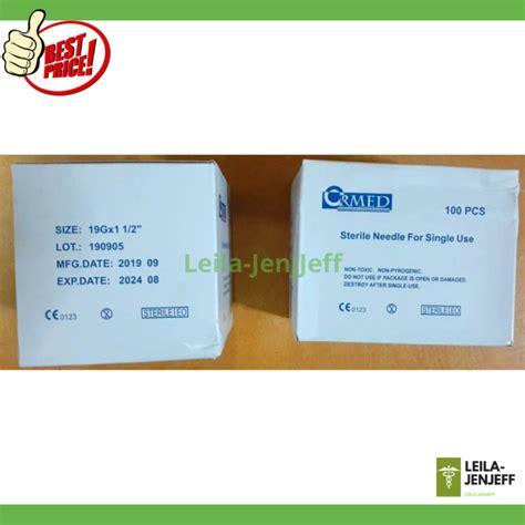 G19 X 1 12 Sterile Needle Ormed Lazada Ph