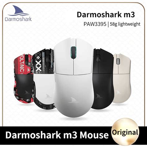 Original Darmoshark M3 Bluetooth Wireless Gaming Mouse 26000dpi Pam3395