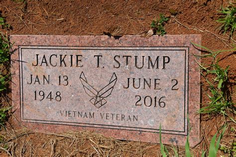 Jackie Thomas Stump 1948 2016 Find A Grave Memorial