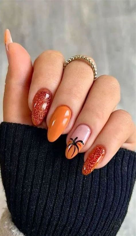 90 Cute Pumpkin Nails [2023] That Are Perfect For Fall Halloween