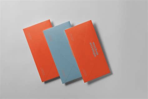 Premium Psd Mock Up Of Three C5 Paper Envelopes