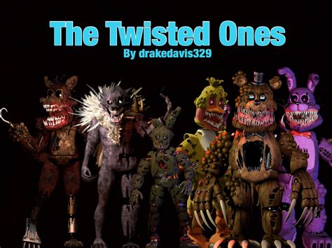 Fnaf The Twisted Ones Exclusive Poster Beautifulpg