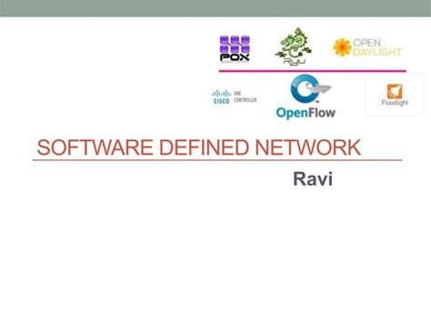 Software Defined Network Sdn Pptx Computer Networking Computing