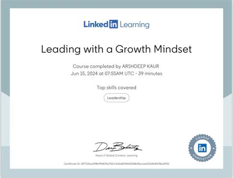 arshdeep kaur on linkedin leadership