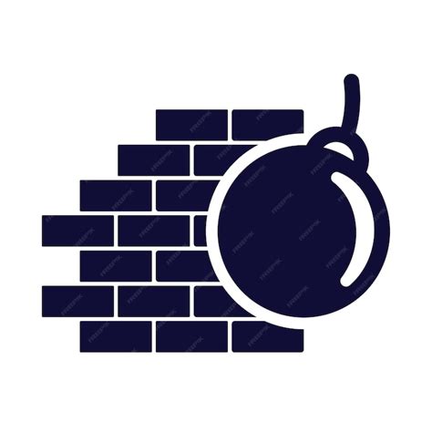 Premium Vector Destruction Icon Demolition Design Vector