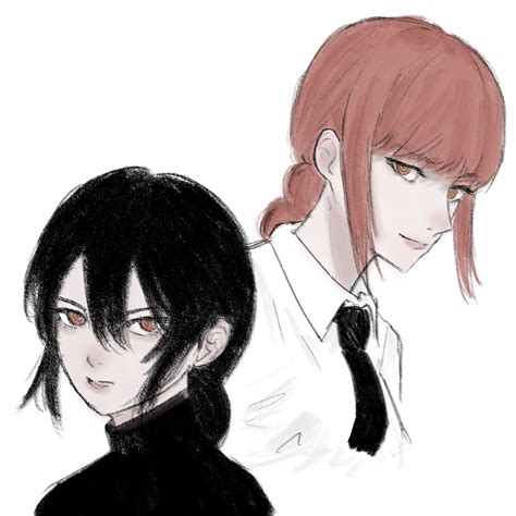 Makima And Nayuta Chainsaw Man Drawn By Schonv Danbooru