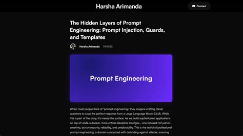 Hidden Layers Of Prompt Engineering Injection Guards And Templates