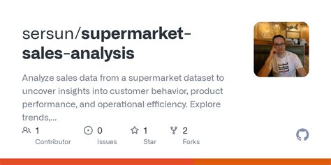 Github Sersunsupermarket Sales Analysis Analyze Sales Data From A