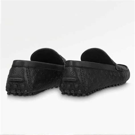 Giày Lười Nam Louis Vuitton Lv Hockenheim Mocassin Màu Đen Size 39