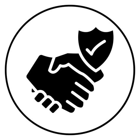 Trust Icon Vector Image Can Be Used For Organization Premium Vector