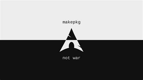 Arch Makepkg Not War 2560x1440 Wallpaper
