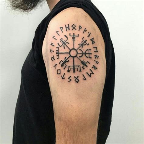 34 Best Vegvisir Tattoo Ideas Read This First Tattoos Norse Tattoo