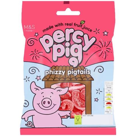 Buy Mands Percy Pig Phizzy Pigtails 170g Coles