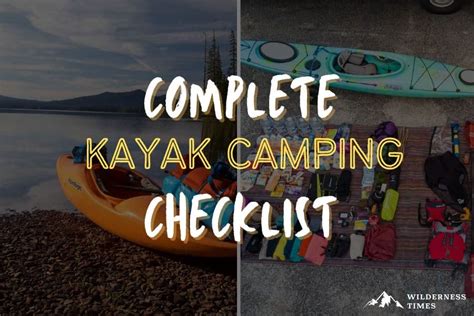 Canoe Camping Checklist At Katherine Roosa Blog