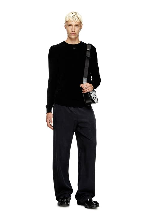 K Cevro プルオーバーニット｜ブラック｜メンズ｜diesel