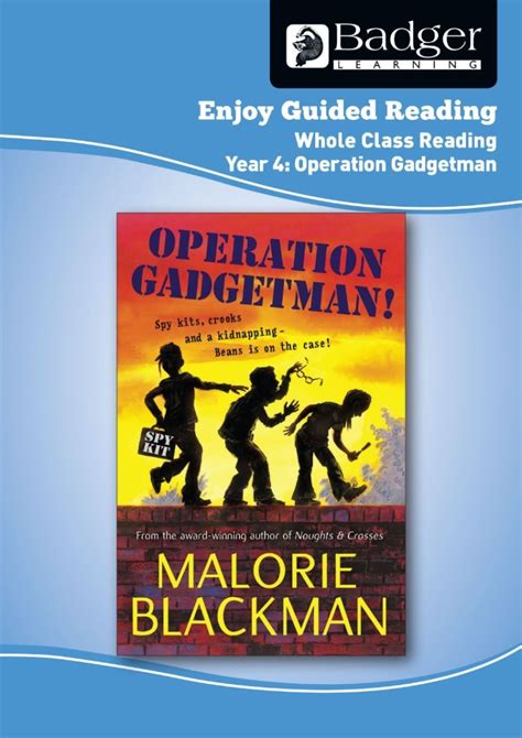 Enjoy Whole Class Guided Reading Operation Gadgetman Teacher Book For