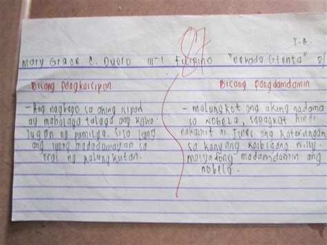 Mary Grace C Duero Bisang Pangkaisipan At Pandamdamin