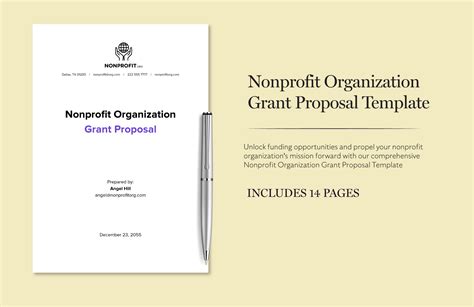 Editable Grant Proposal Templates In Word To Download