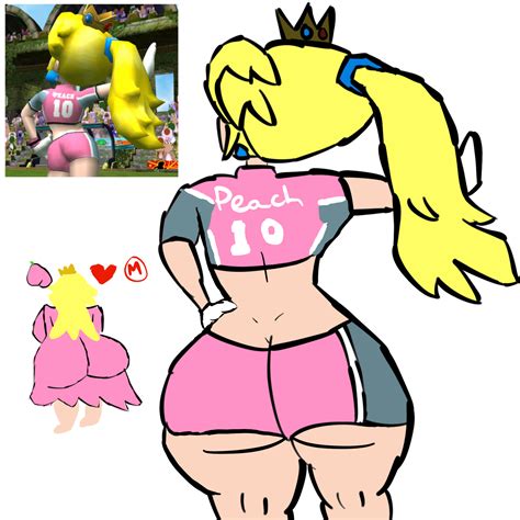 Princess Peach Soccer By Curvydoodles On Deviantart