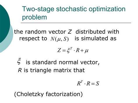 Monte Carlo Method For Two Stage Slp Pdf