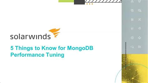 5 things to know for mongodb performance tuning youtube