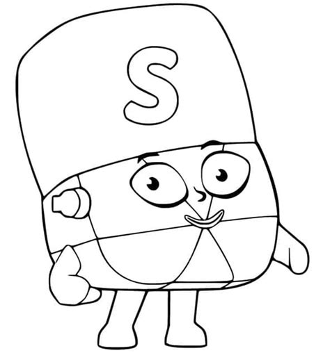 Printable Alphablocks Letter S Coloring Page Free Download And Print For You