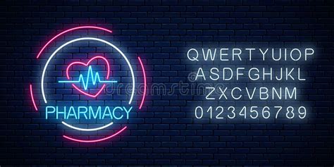 Neon Drugstore Sign Stock Illustrations 233 Neon Drugstore Sign Stock