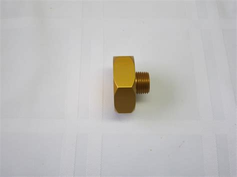 Lowrider Hydraulics 38 Hex Tank Plug 195 Diameter Anodized Golden