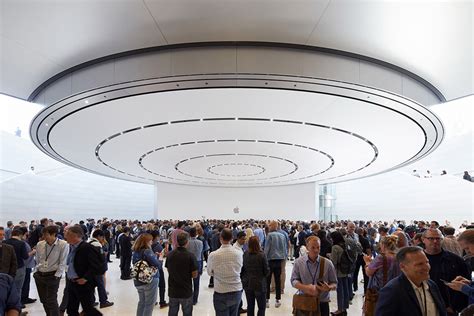 Apple Parks Steve Jobs Theater Officially Welcomed Visitors With Its