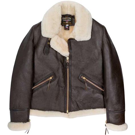 Cockpit Scout Sheepskin Bomber Jacket Mens Sheepskin Jacket Legendary Usa