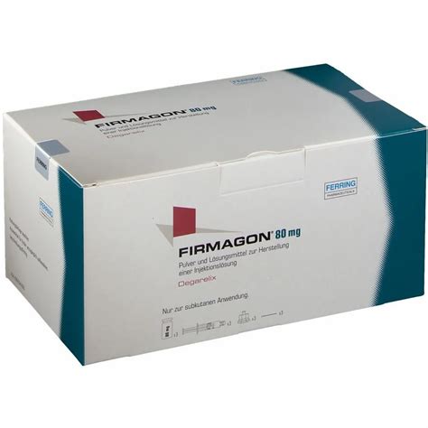 Ferring Pahrma Firmagon Degarelix 80 Mg Injection Packaging Box Vial