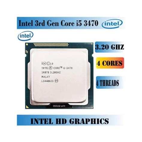 Intel Core I5 3470 3rd Gen Processor Price In Bd