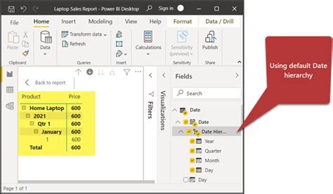 Create Date Hierarchy In Power Bi TechFest Hub