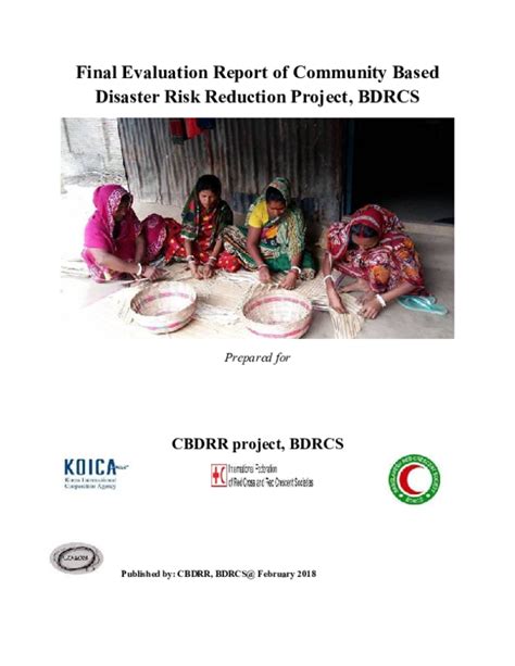 Doc Community Based Disaster Risk Reduction