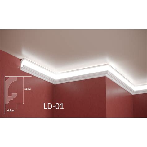 Ld01 Профил за Скрито осветление Ld 01 Adorn Профили за скрито