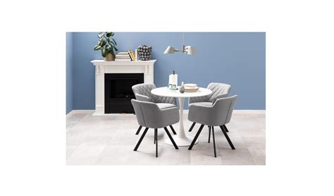 Urban Malta Round Shape Dining Table With Ceramic Top White Harvey Norman Singapore