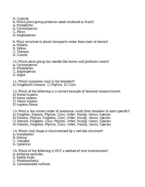 Biology Kingdoms Quiz Ans Animalia Plantae Fungi Protista Archaea