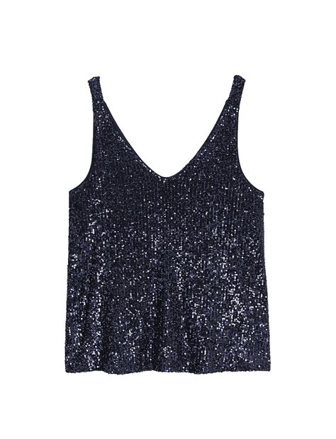 Buy Sequin V Neck Cami Top At Marks And Spencer