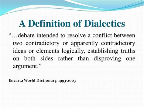 Dialectic