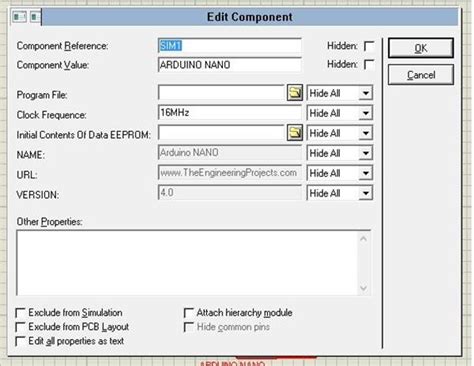Arduino Nano Library For Proteus The Engineering Projects