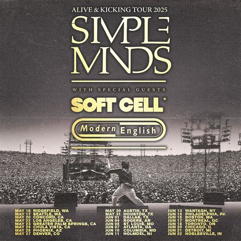Simple Minds Announces Massive 2025 North American Tour With Soft Cell