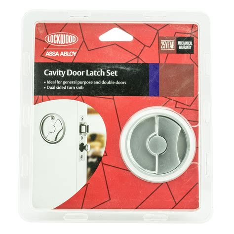 Lockwood Satin Pearl Sliding Cavity Passage Latch Set Bunnings Australia