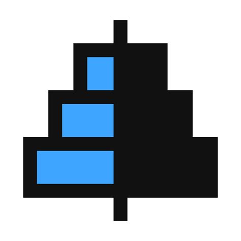 Chart Graph Data Visualization Bar Diagram Pyramid Icon